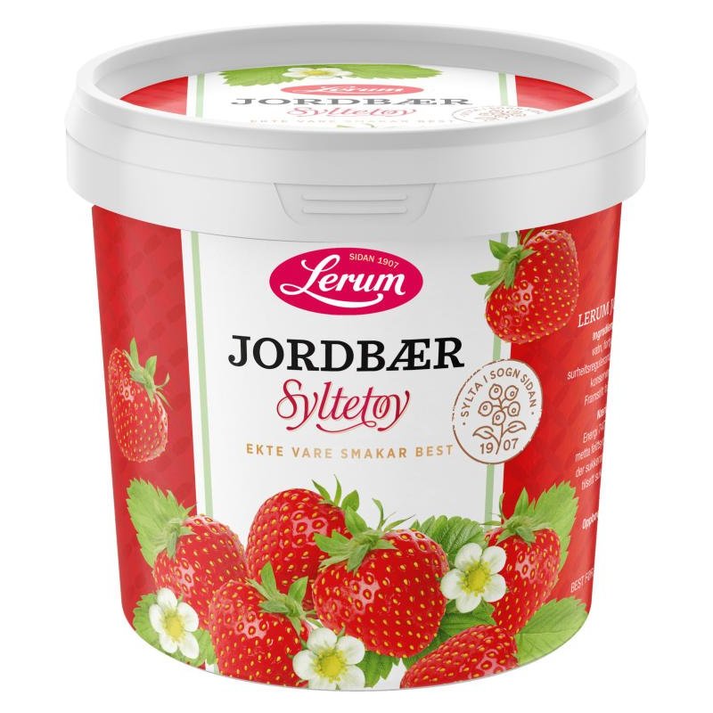 Jordbærsyltetøy Lerum 1kg