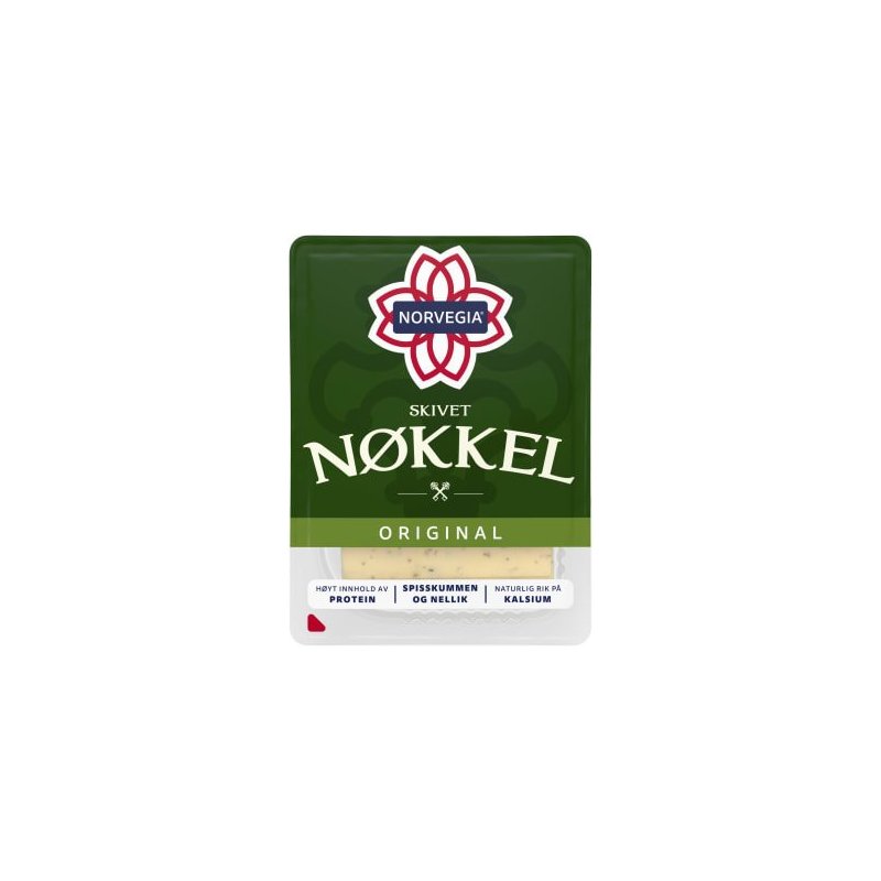 Norvegia Nøkkelost Skivet Tine